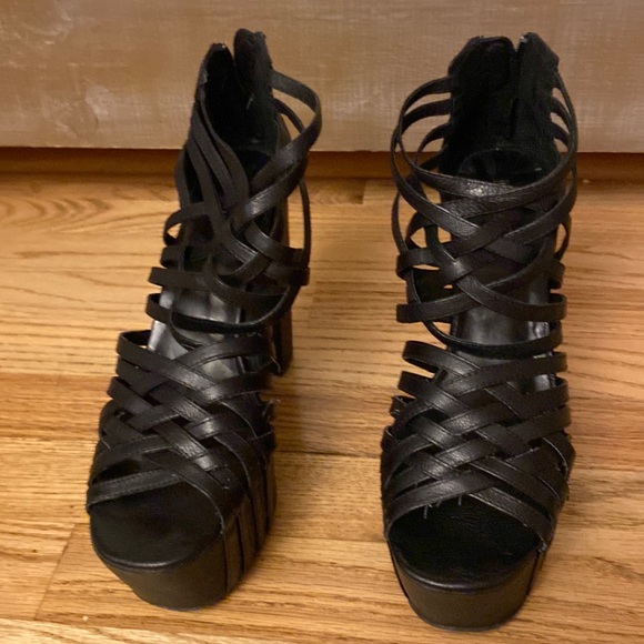 Matiko | Shoes | Matiko Havana Strappy Platform Heels | Poshmark